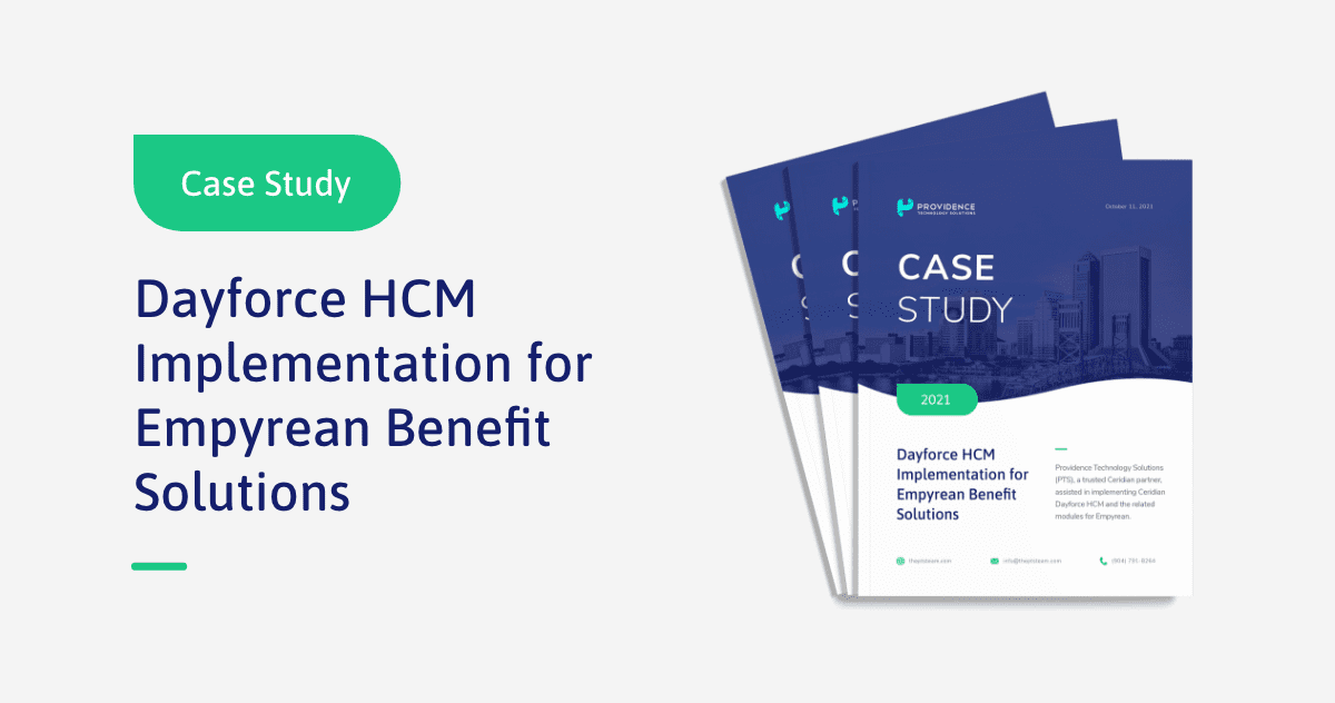 Dayforce HCM Implementation for Empyrean Benefit Solutions - Providence ...